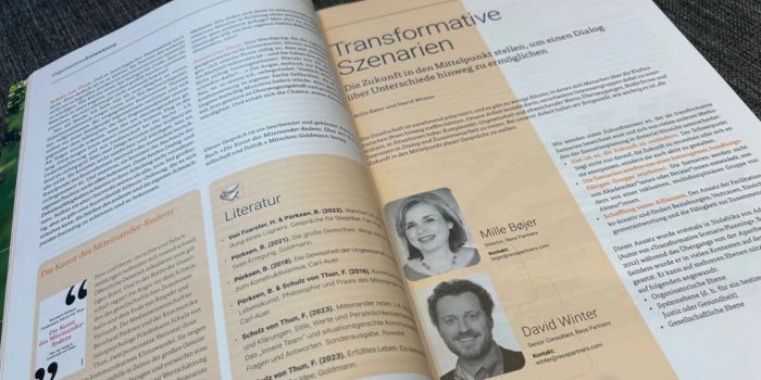 Transformative scenarios: Centering the future to enable dialogue ...